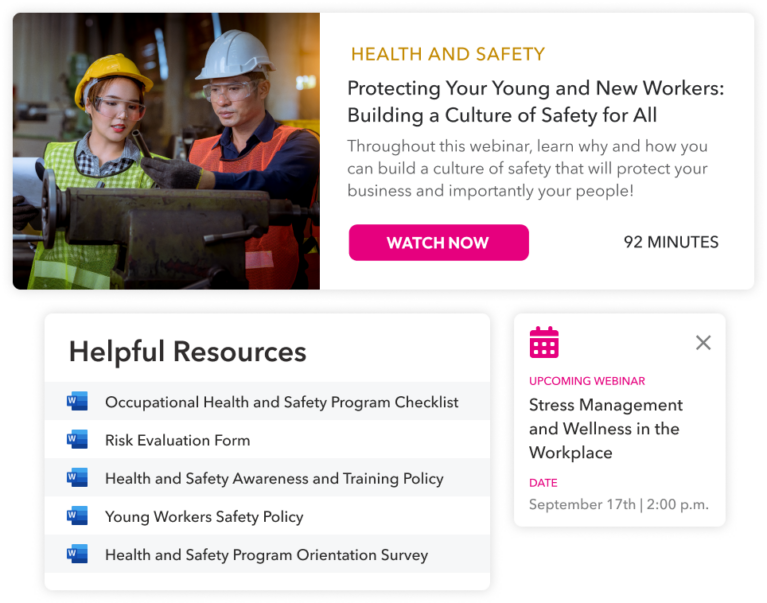 Health and Safety Content | Citation Canada